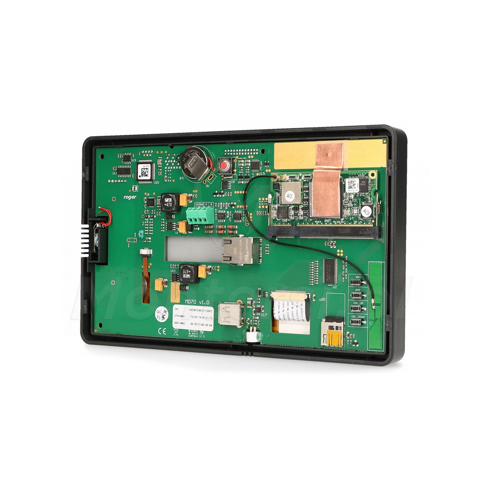 MD70 - Panel dotykowy z czytnikiem MIFARE