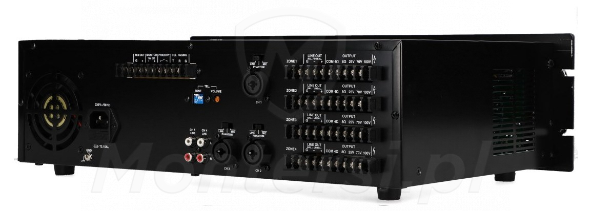 PA-4040 Wzmacniacz matrycowy 4-strefowy 120 W(4x40 W)