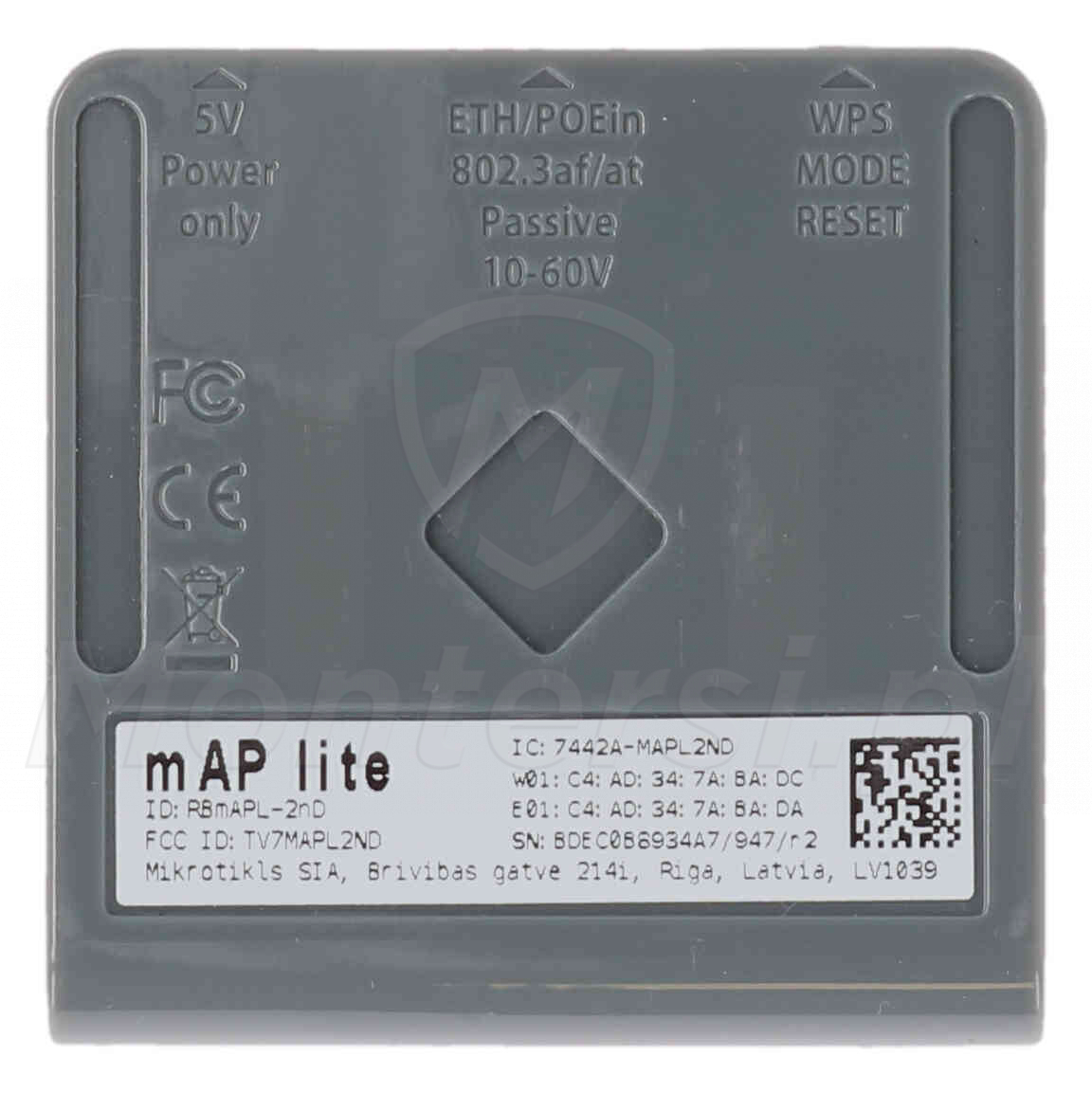 mAP 2nD lite - Kompaktowy AccesPoint RouterOS L4 MikroTik