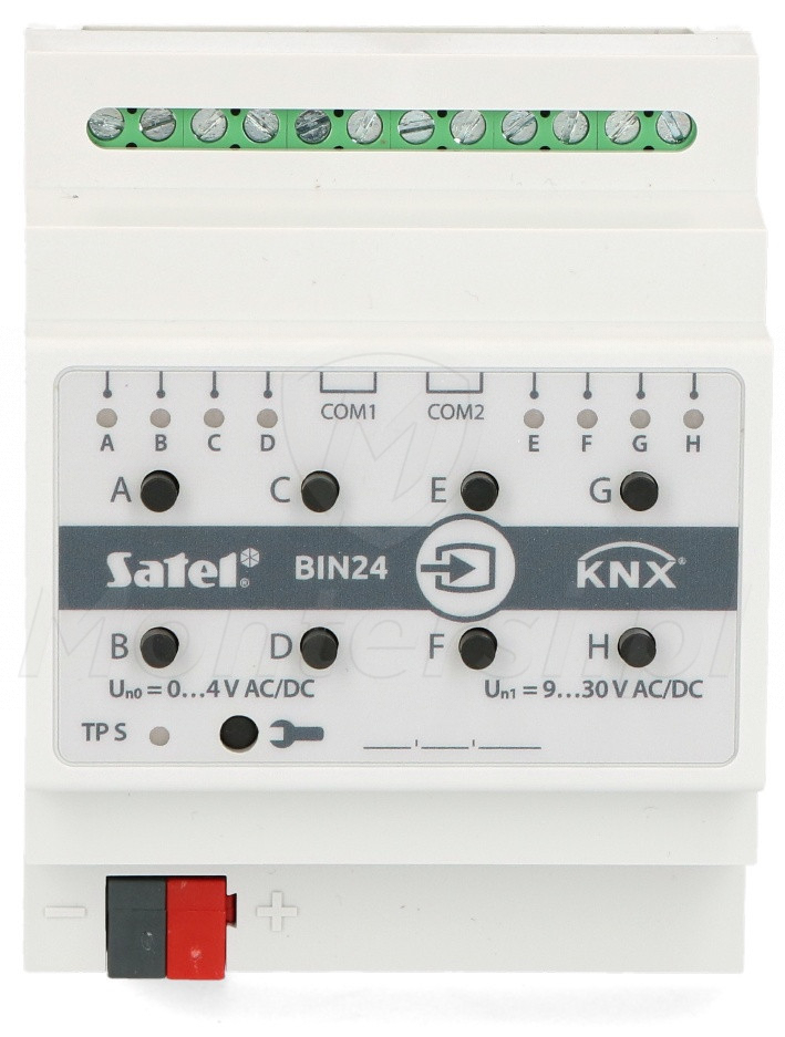 KNX-BIN24 - Uniwersalny moduł wejść binarnych