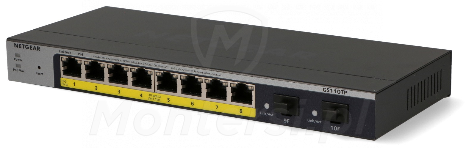 GS110TP - switch PoE - Montersi.pl