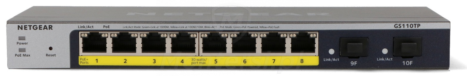 GS110TP - switch PoE - Montersi.pl