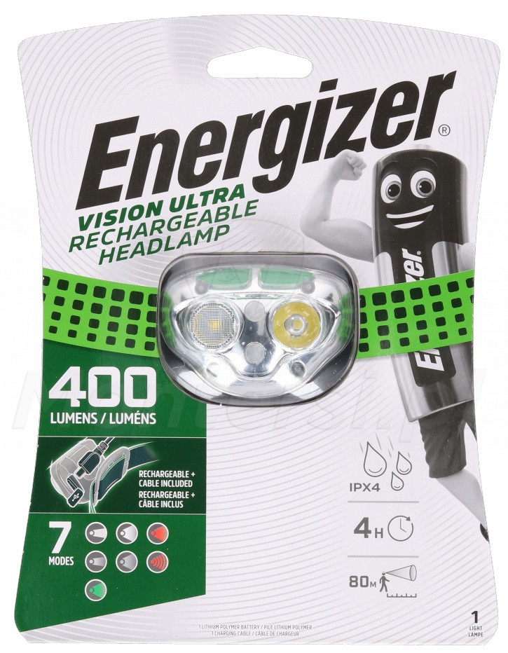 Latarka czołowa akumulatorowa ENERGIZER Vision Ultra Rechargeable