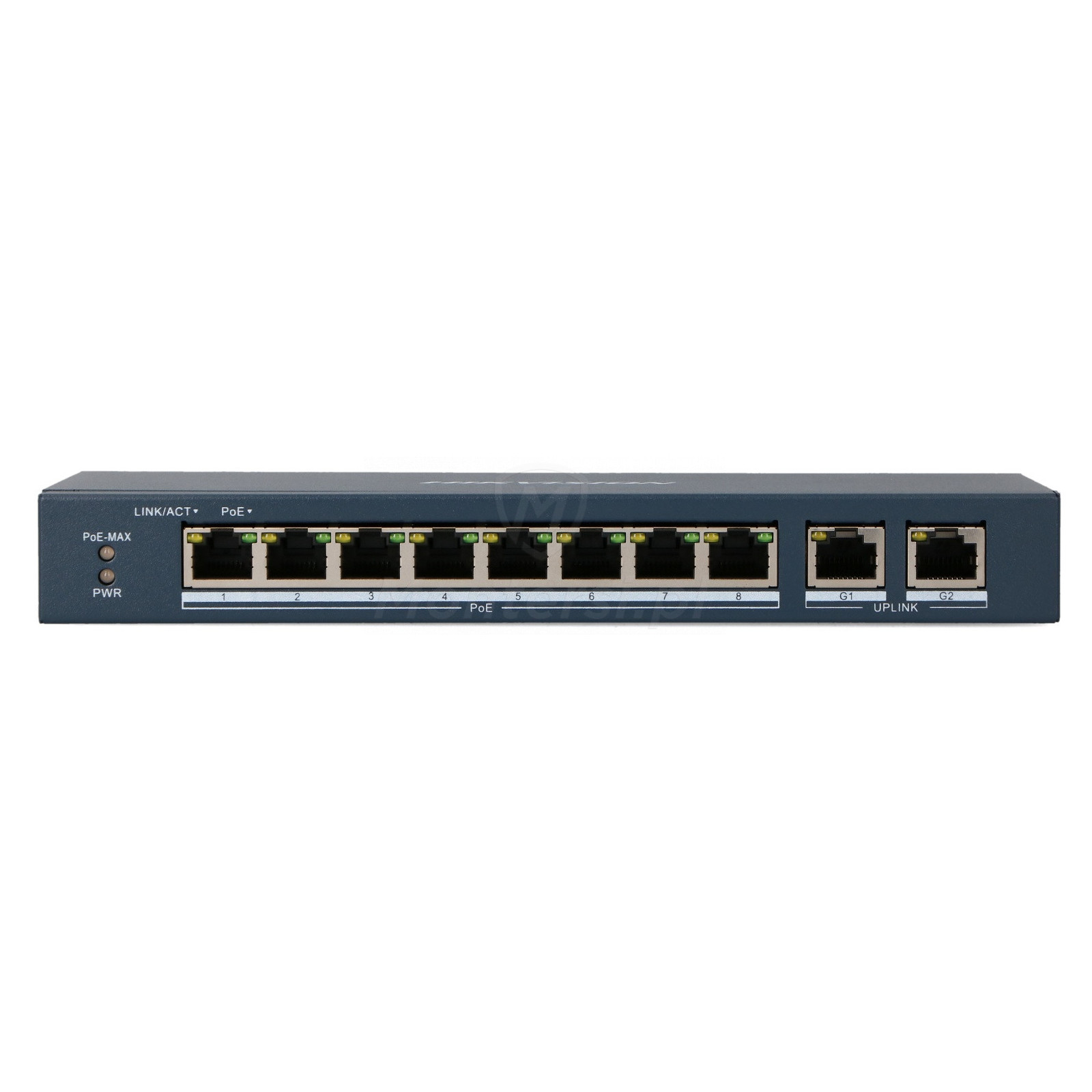DS-3E0310P-E/M - 10-portowy switch, 8x PoE at/af, 2x UPLINK - Montersi.pl DS-3E0310P-E/M - 10-portowy switch, 8x PoE at/af, 2x UPLINK - Montersi.pl