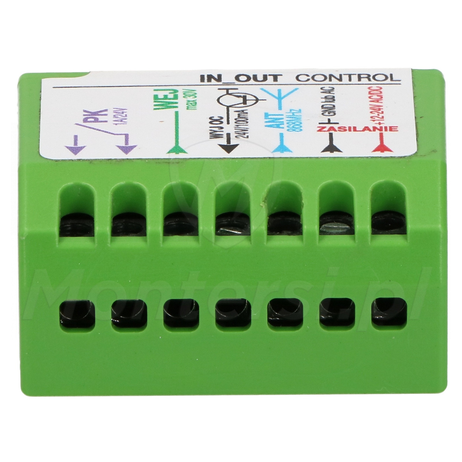 IN-OUT CONTROL - Zestaw 2-kanałowego pilota i sterownika - Montersi.pl