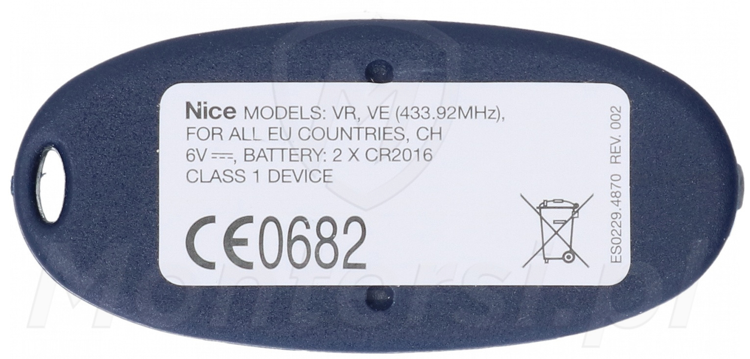 VERY VE - 2 kanałowy pilot Nice FLO - Montersi.pl