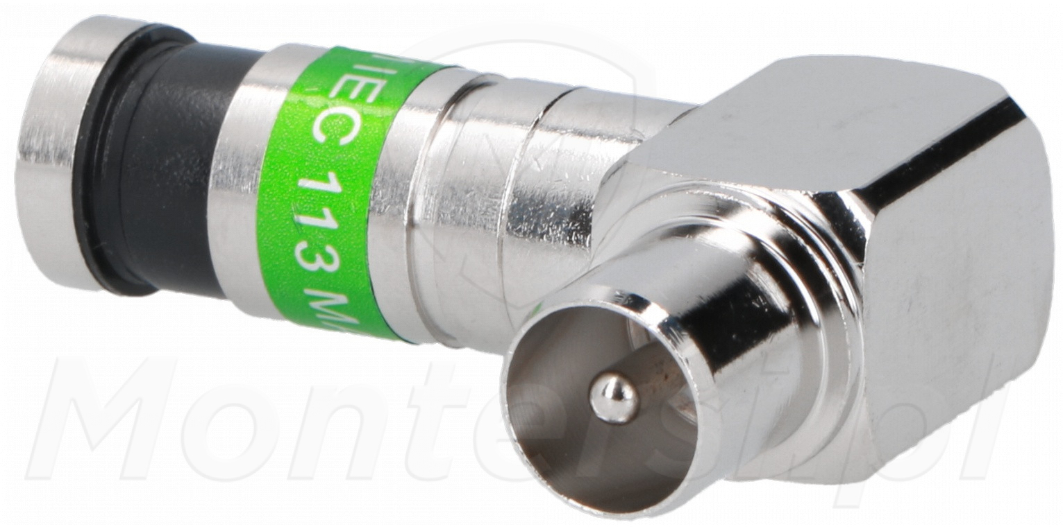 90 M IEC 113 MASTER - Wtyk kompresyjny kątowy 90° - Montersi.pl