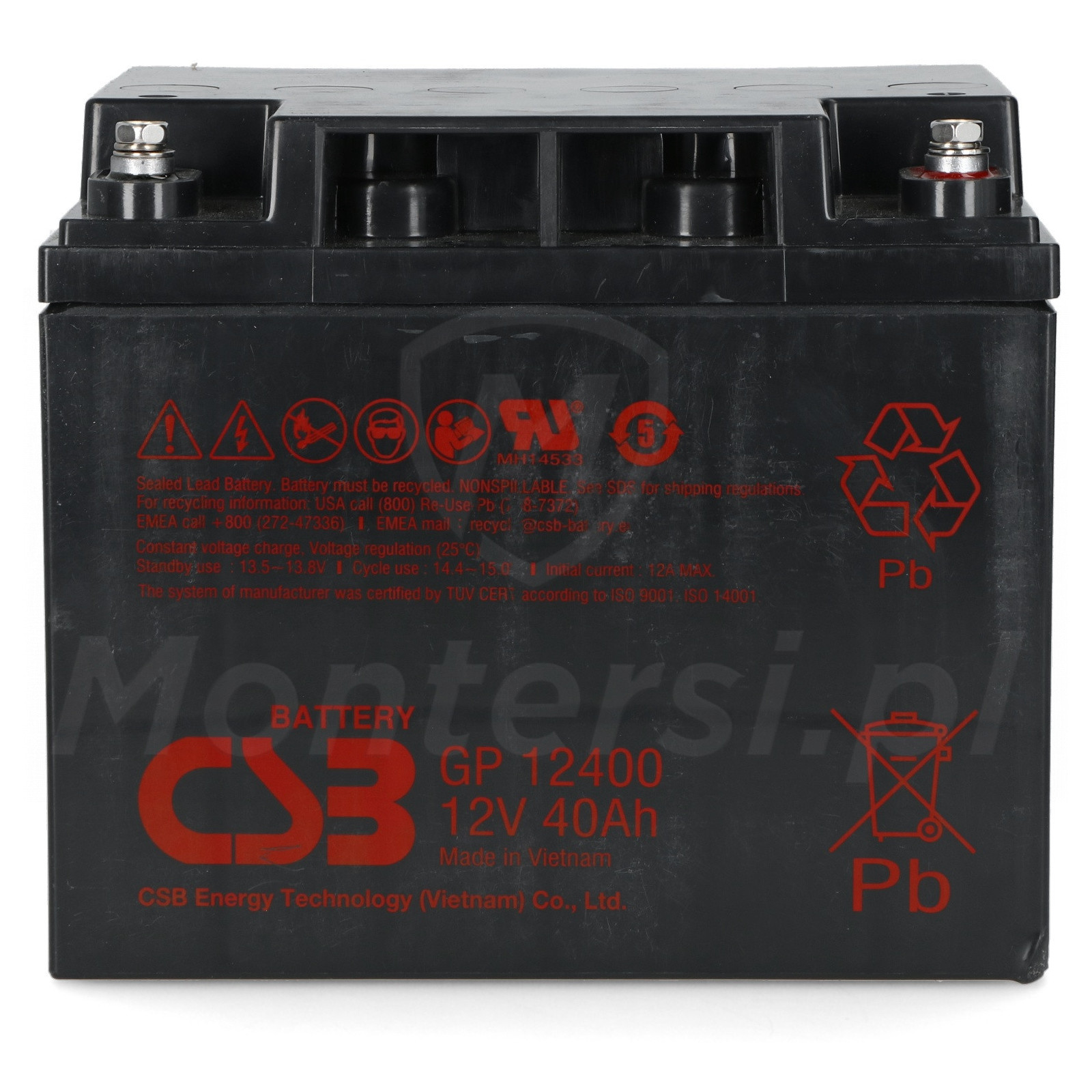 GP12400 - Akumulator bezobsługowy - Montersi.pl