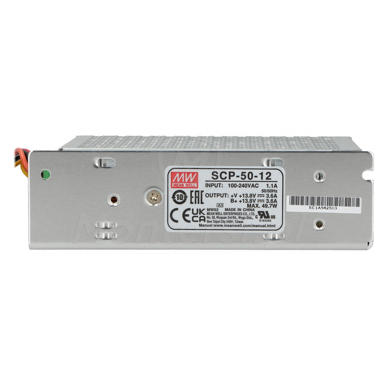 SCP-50-12 - Przemysłowy zasilacz buforowy 13.8V DC