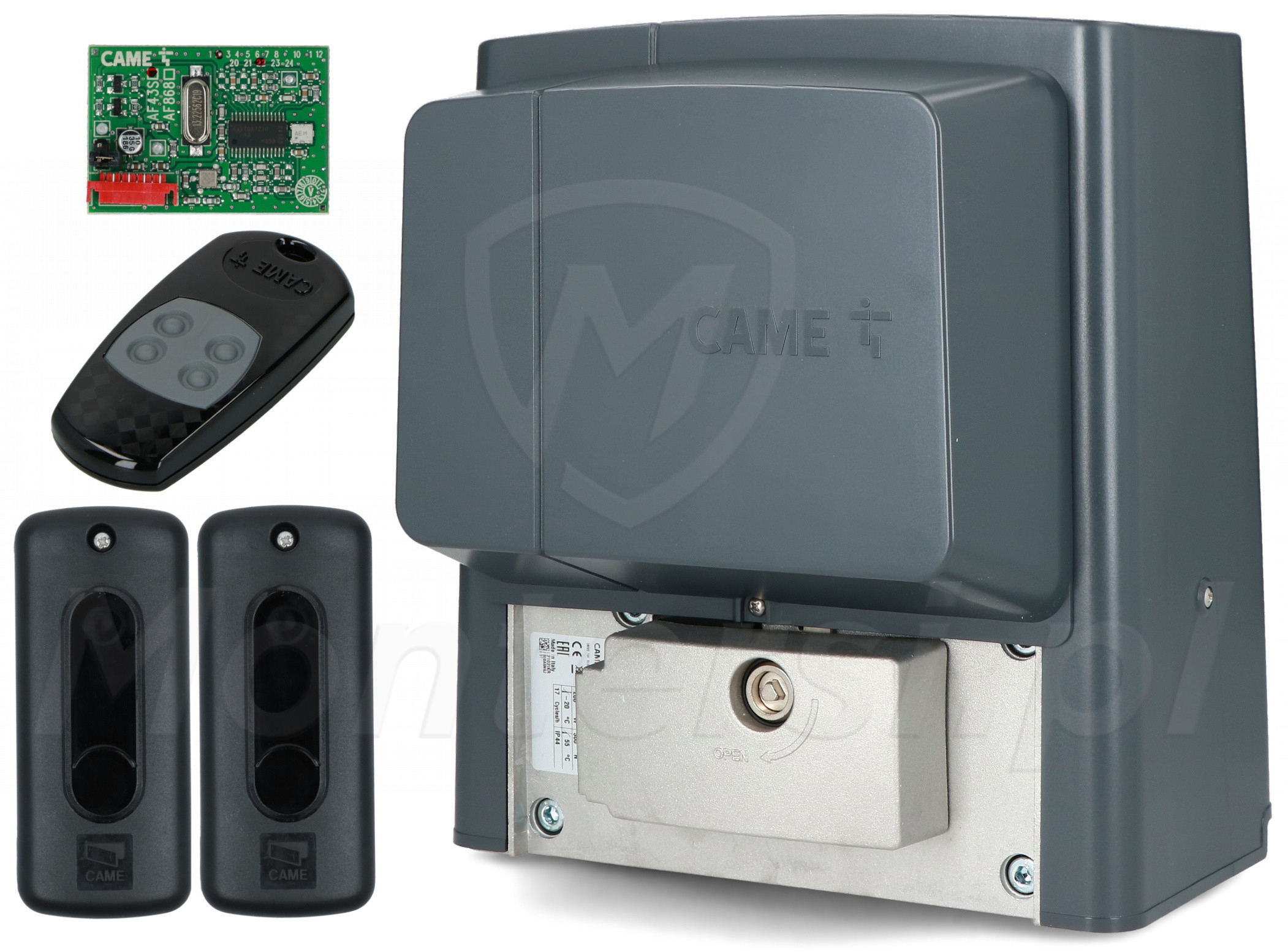 BX STRONG ATOMO - Zestaw do bram przesuwnych 800 kg - Montersi.pl