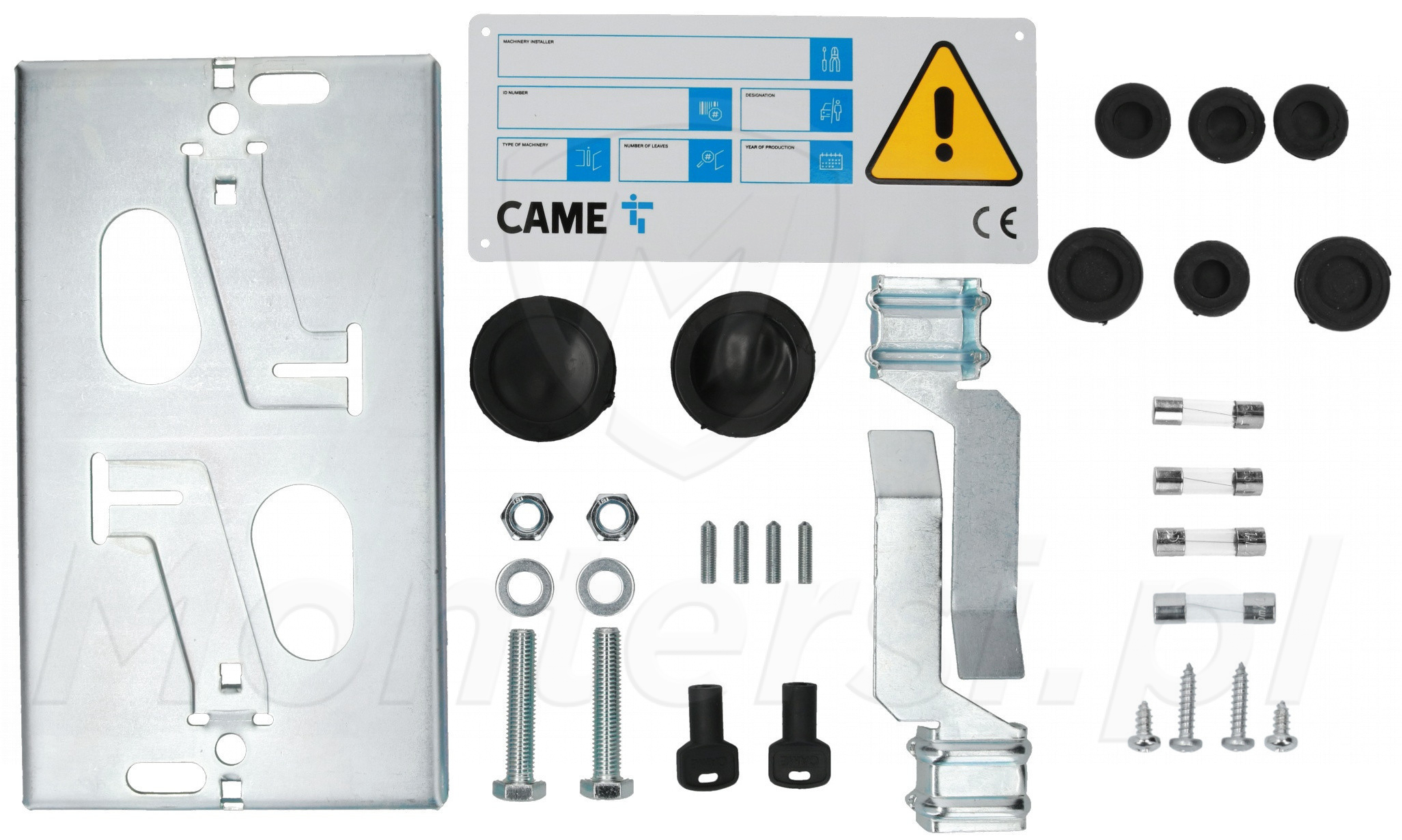 BX STRONG ATOMO - Zestaw do bram przesuwnych 800 kg - Montersi.pl