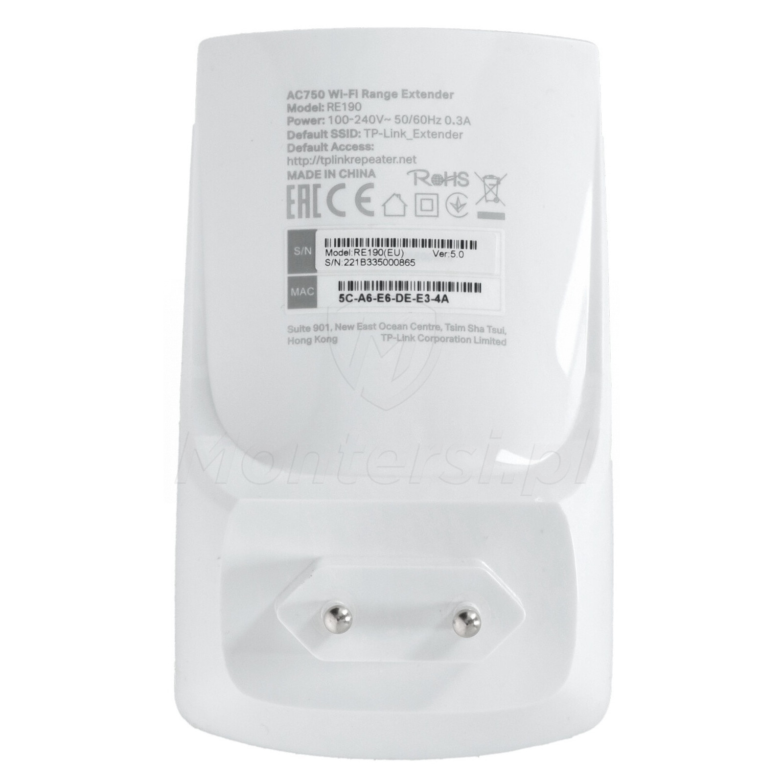 RE190 - Wzmacniacz sygnału Wi-Fi