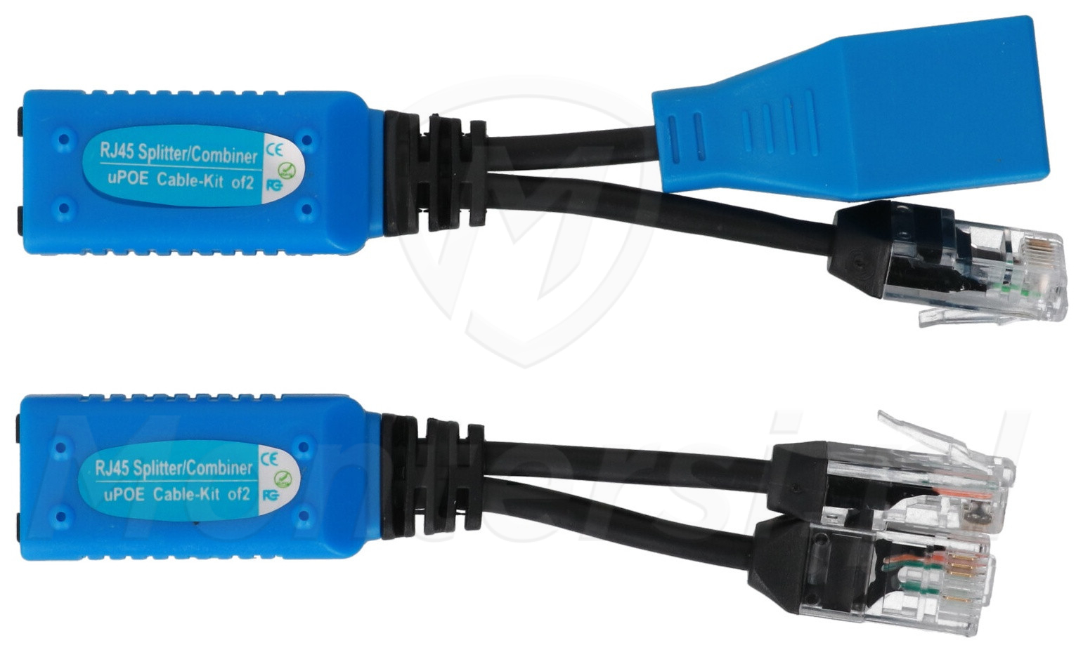 AD-UTP-2W/WG - Adapter 2 x RJ45 - Montersi.pl