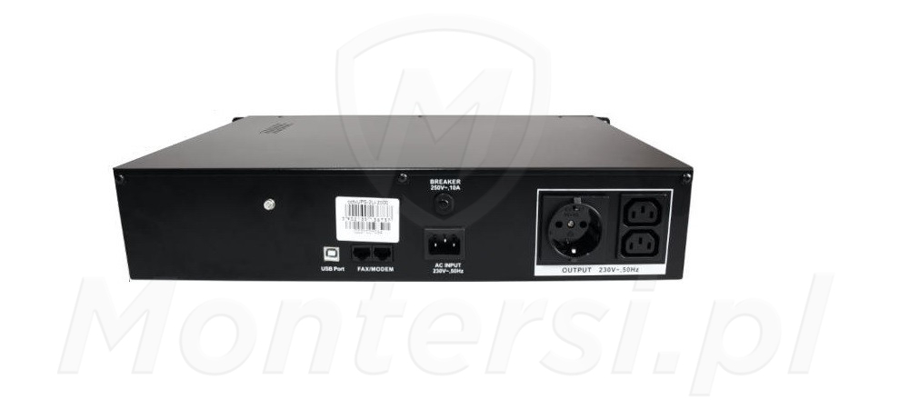 UPS RACK 2U 1200VA/720W - Zasilacz UPS RACK - Montersi.pl