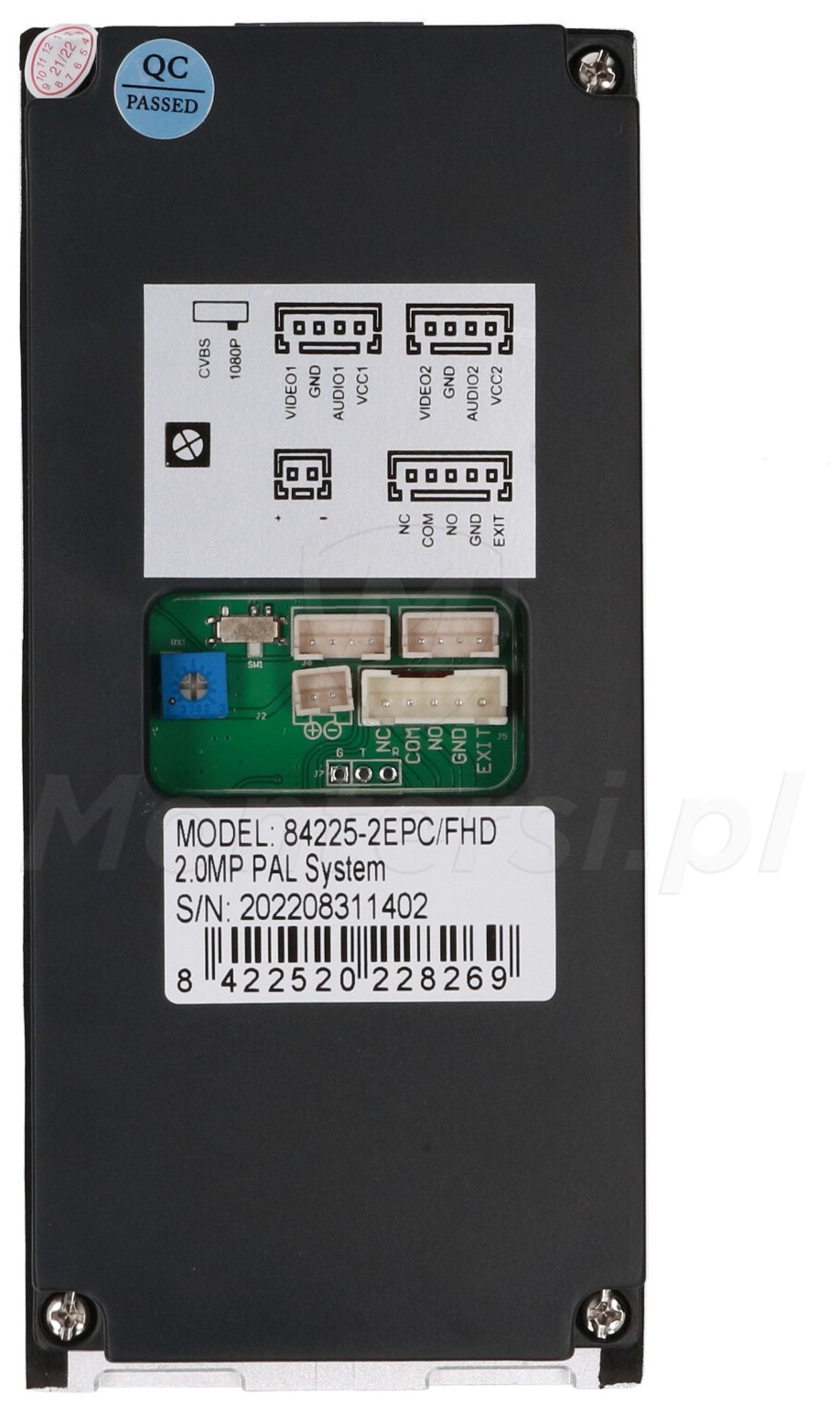 84225-2 FHD - 2 abonentowy panel bramowy - Montersi.pl