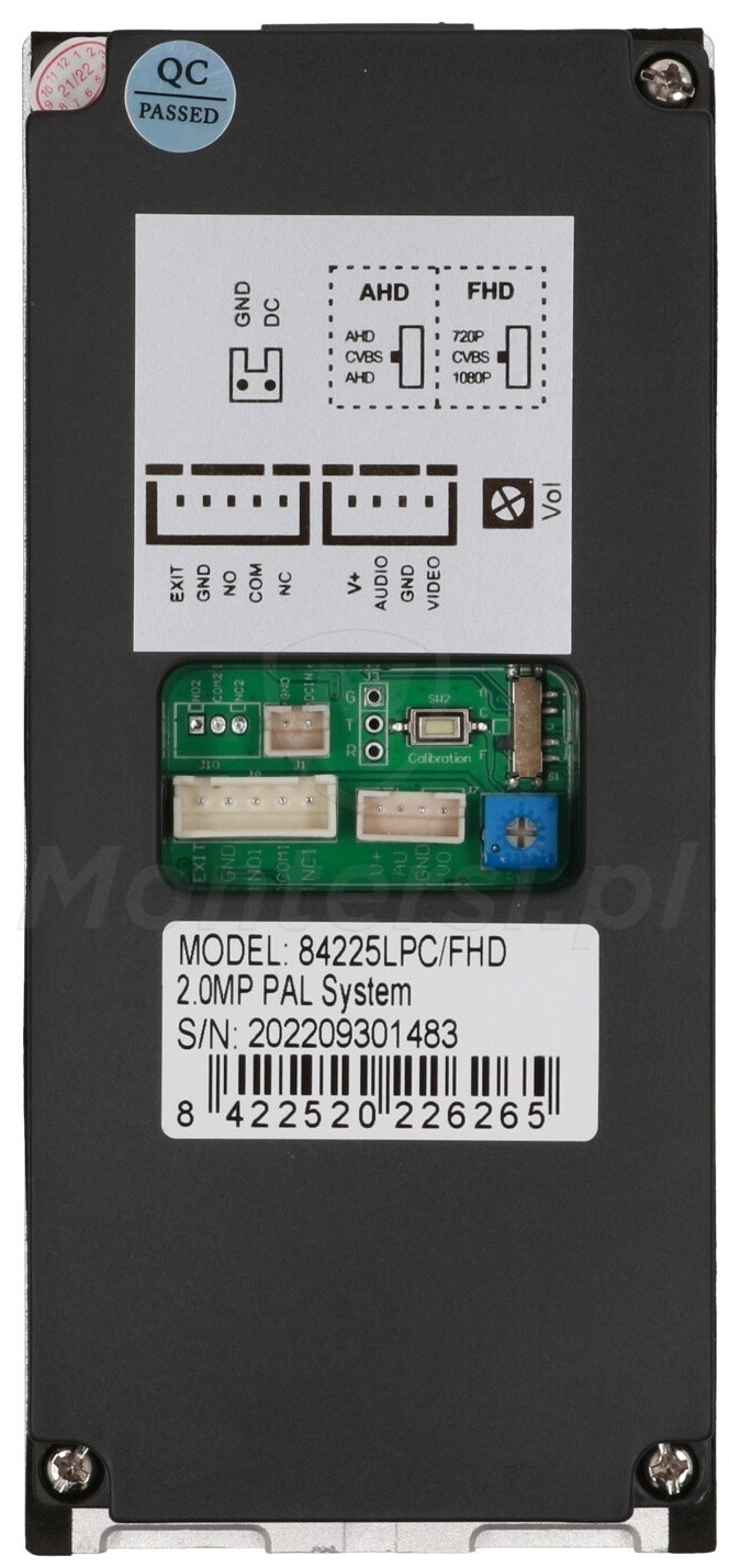 84225 FHD - Panel bramowy - Montersi.pl