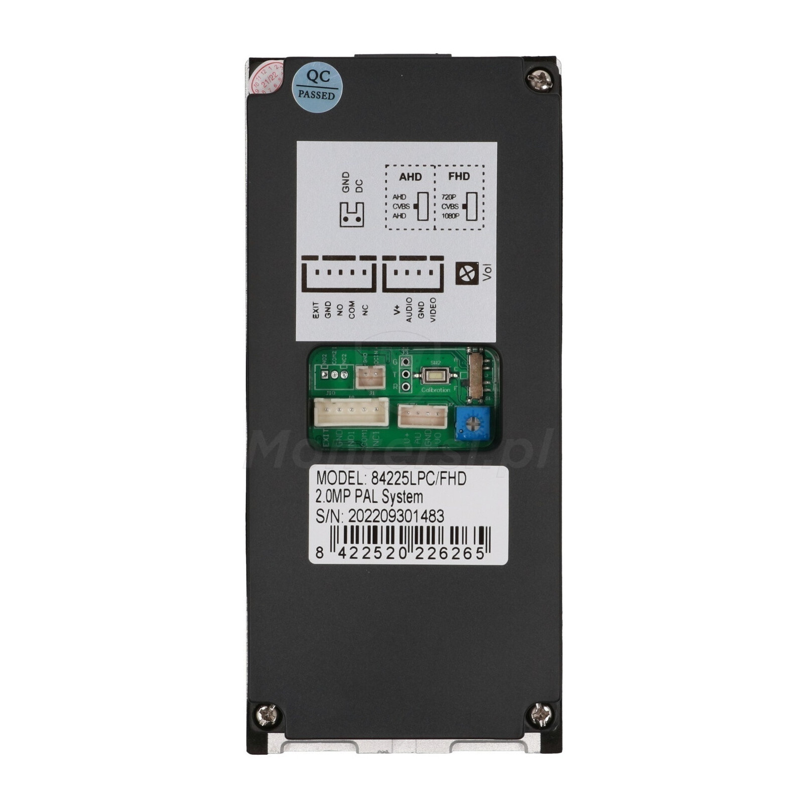 84225 FHD - Panel bramowy - Montersi.pl