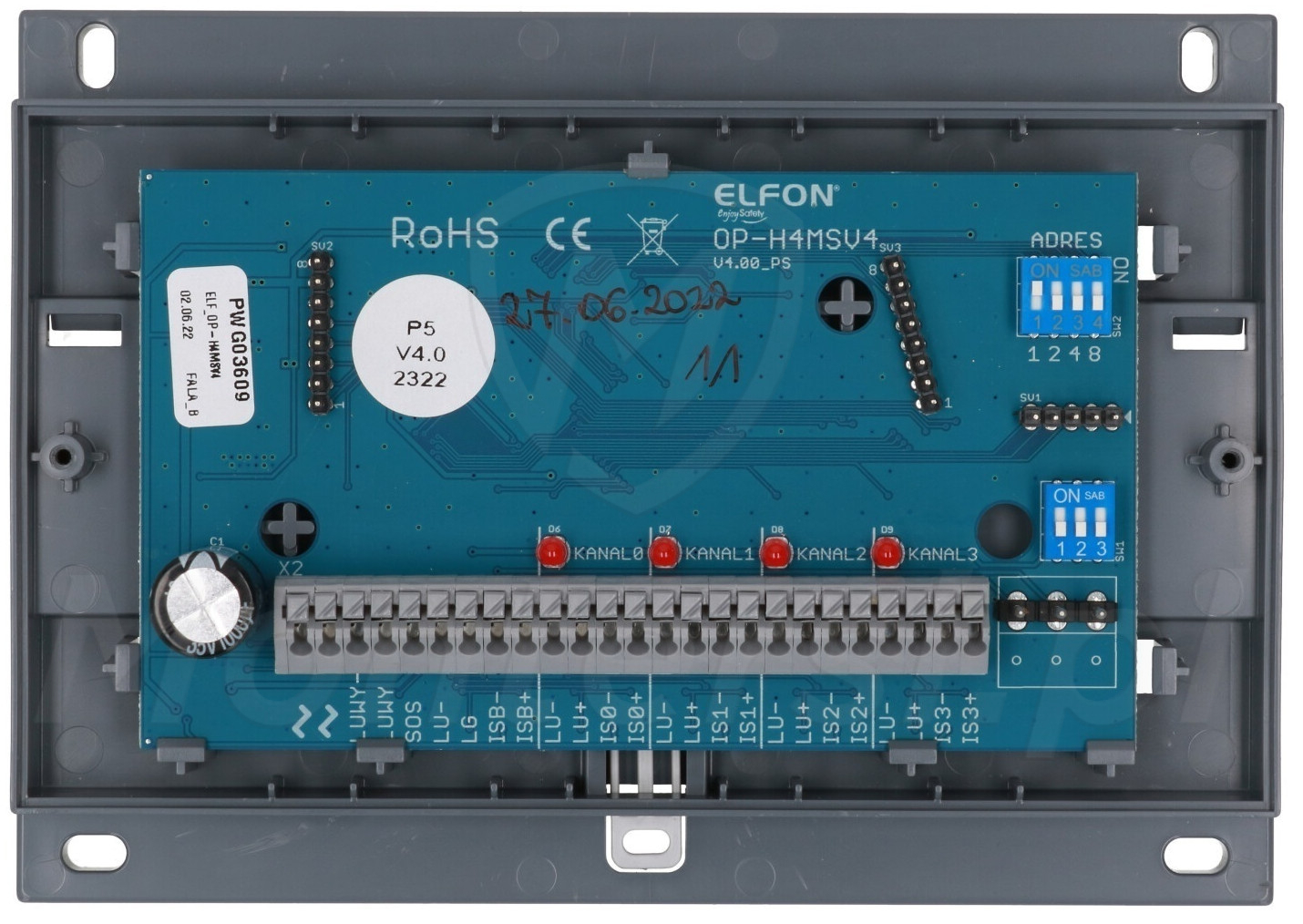 OP-H4v4 - Moduł komunikacyjny ELFON OPTIMA - Montersi.pl