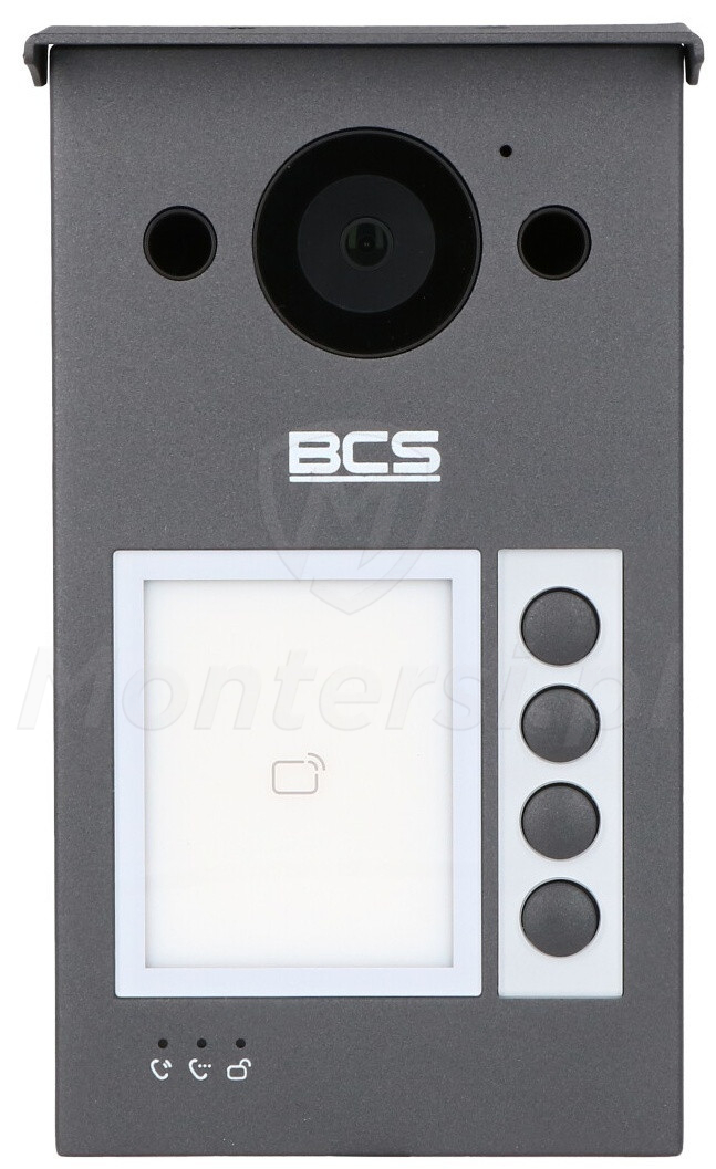BCS-PANX401G-2 - 4 Abonentowy panel bramowy IP, 2-wire - Montersi.pl