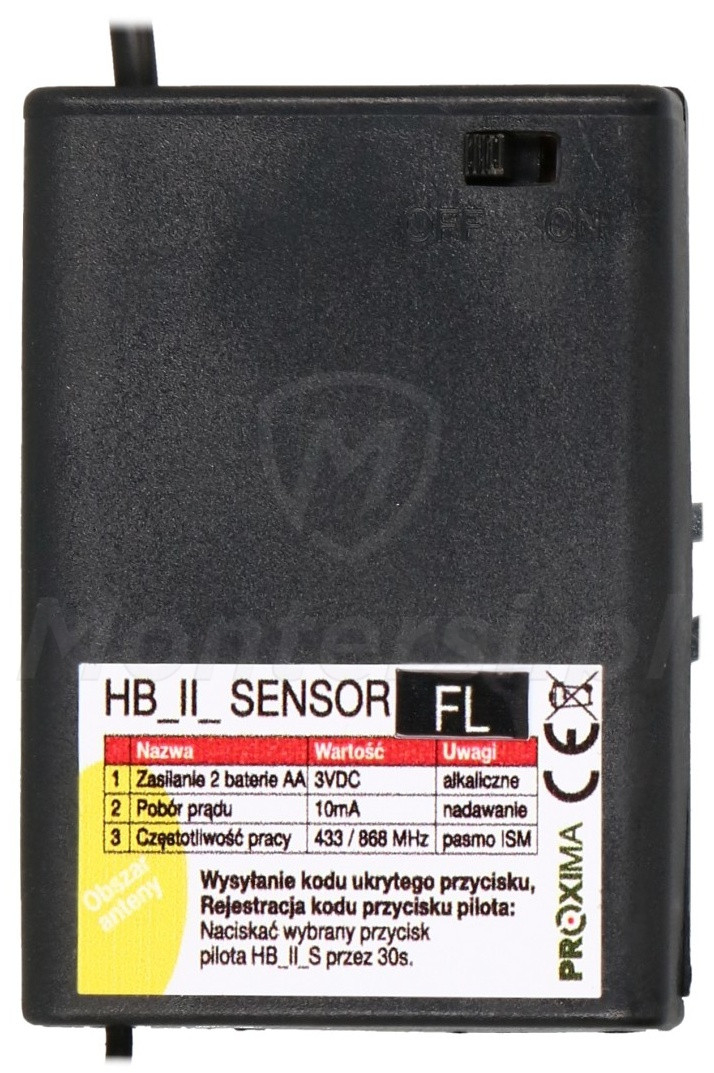 HB II Sensor - Pilot samochodowy Proxima - Montersi.pl