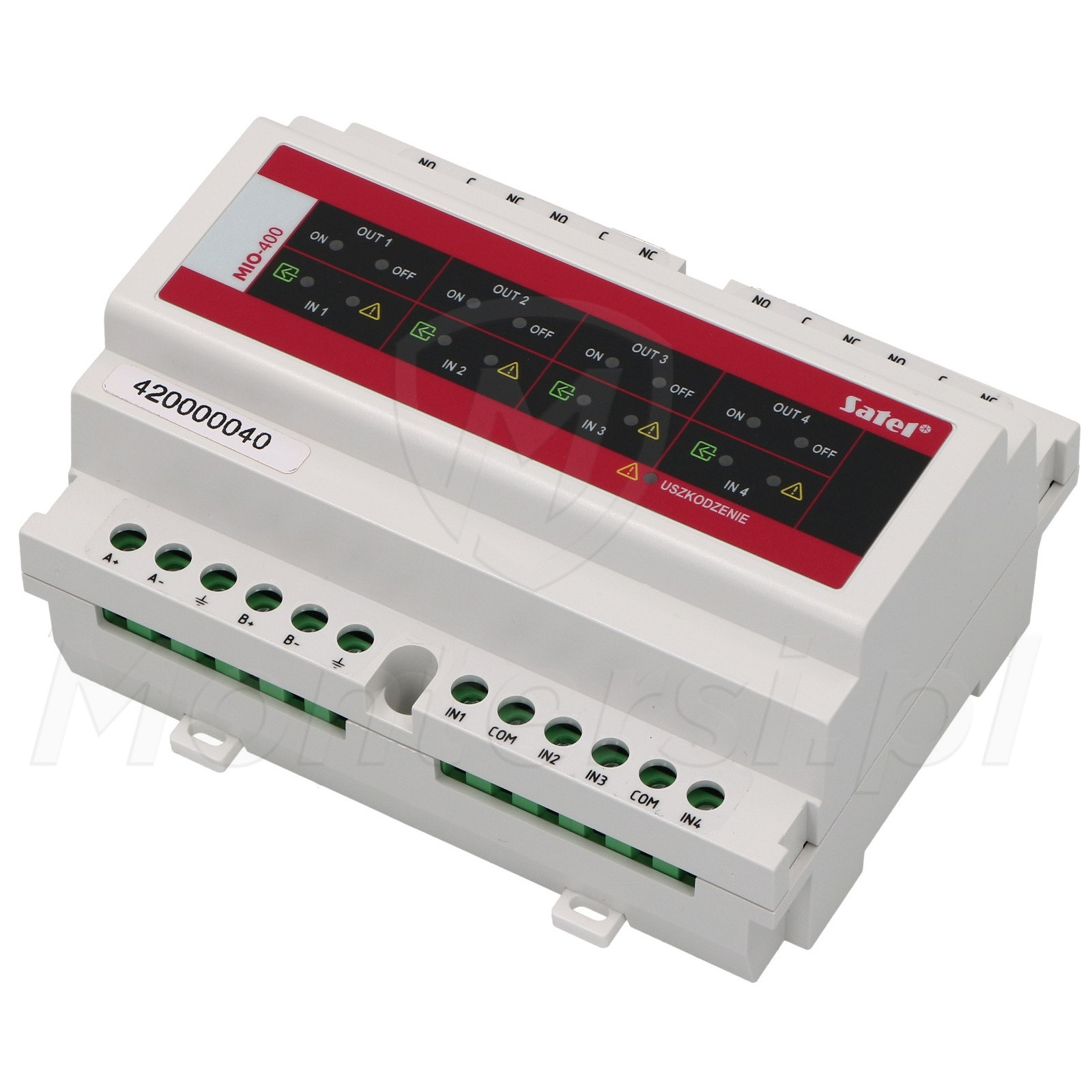 MIO-400 - Moduł wejść i wyjść konwencjonalnych - Montersi.pl
