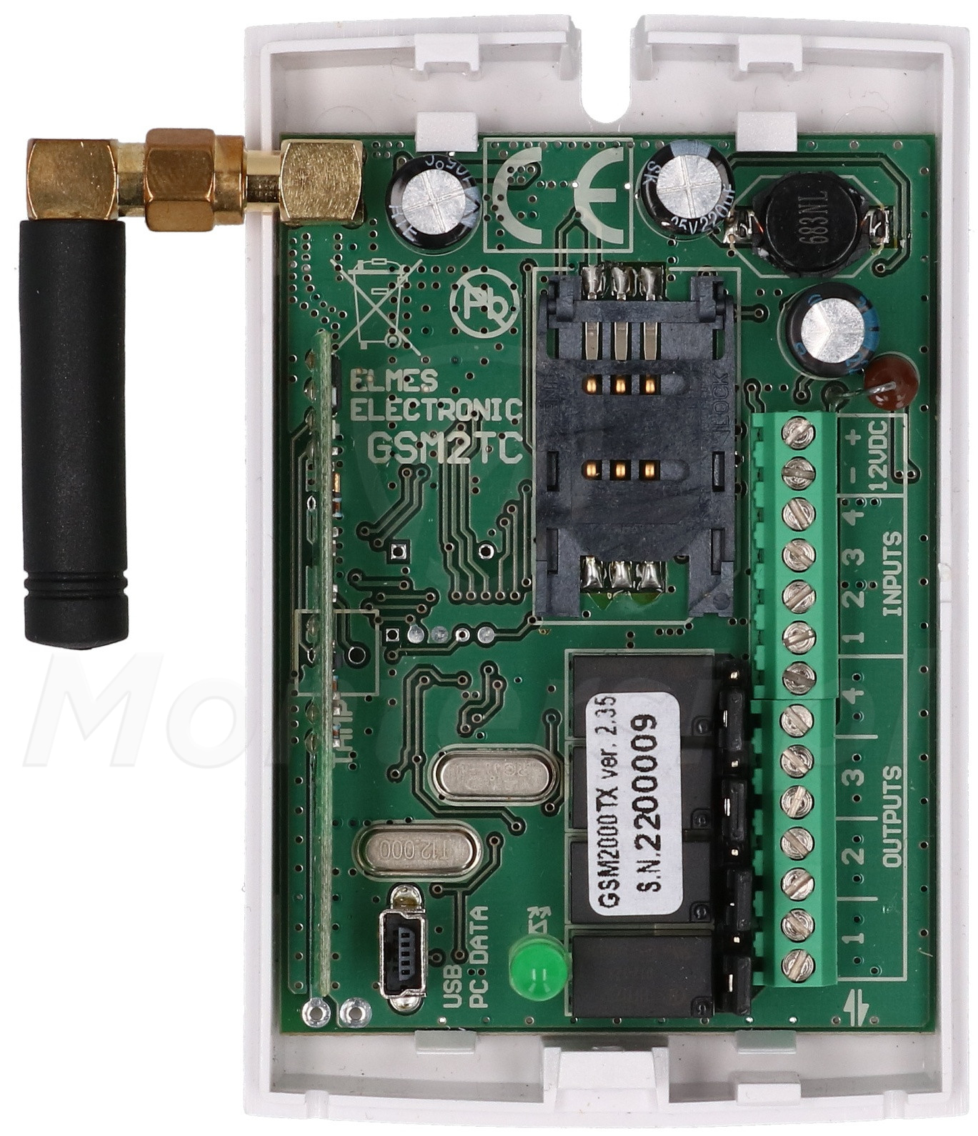 GSM2000TX - Moduł powiadomienia i sterowania GSM - Montersi.pl