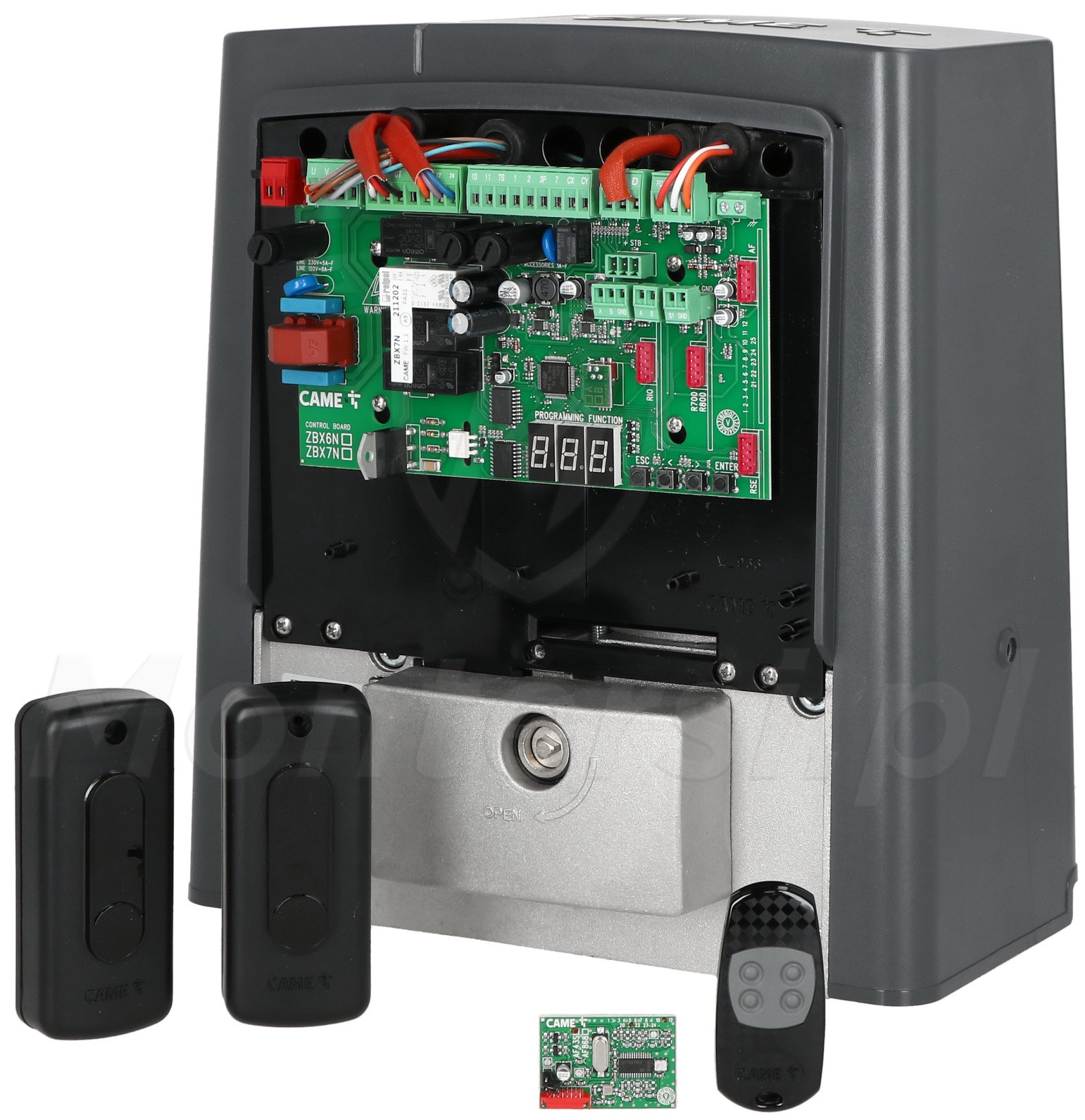 BX PLUS ATOMO - Zestaw do bram przesuwnych 400 kg - Montersi.pl