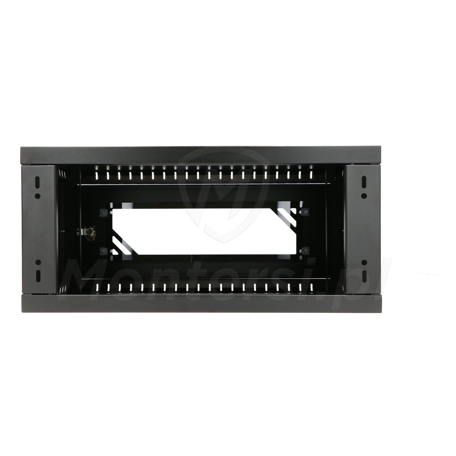 RC19-4U-350GB - Wisząca szafa RACK 19", 4U, 350 mm Szklane drzwi ...