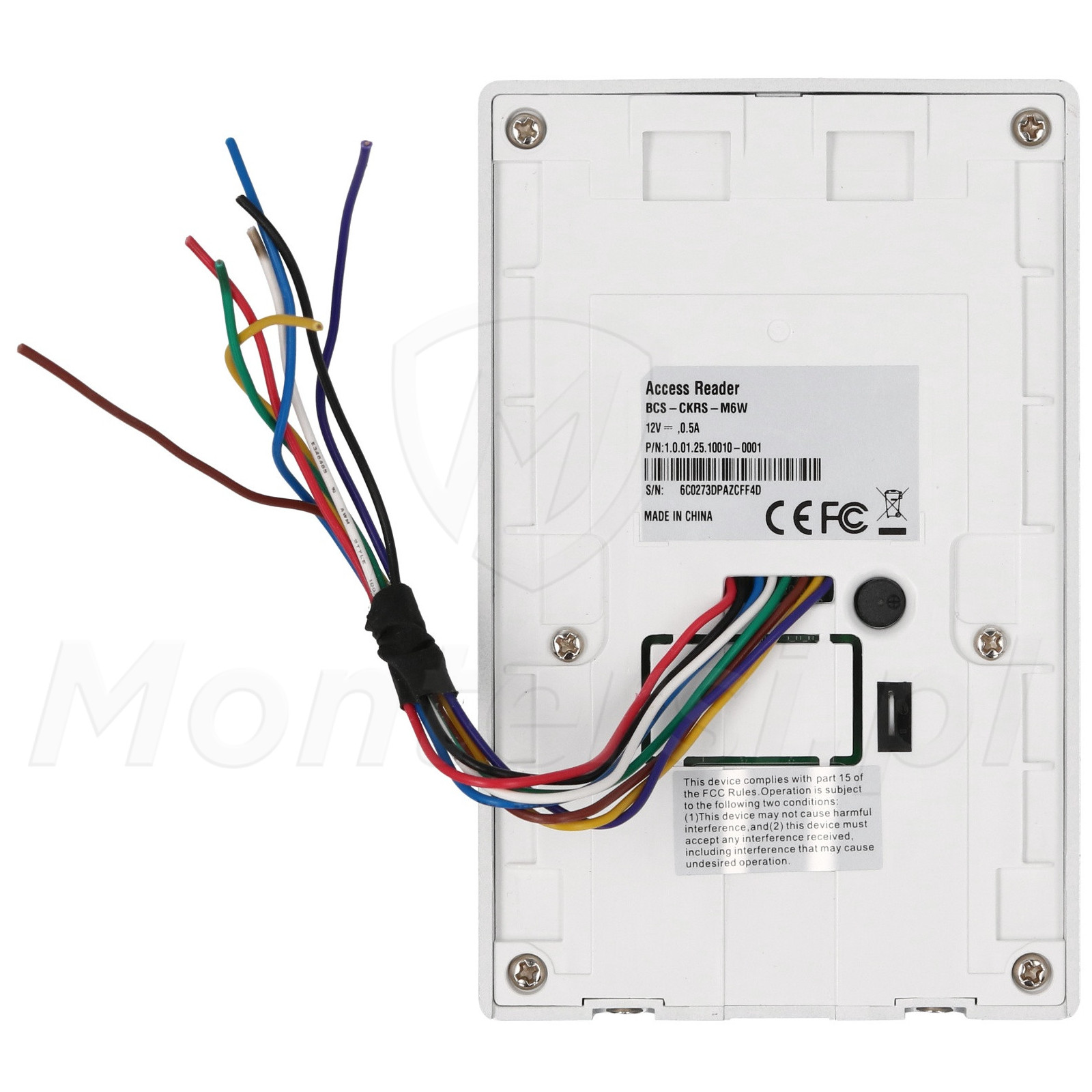 BCS-CKRS-M6W - Czytnik RFID z klawiaturą dotykową - Montersi.pl