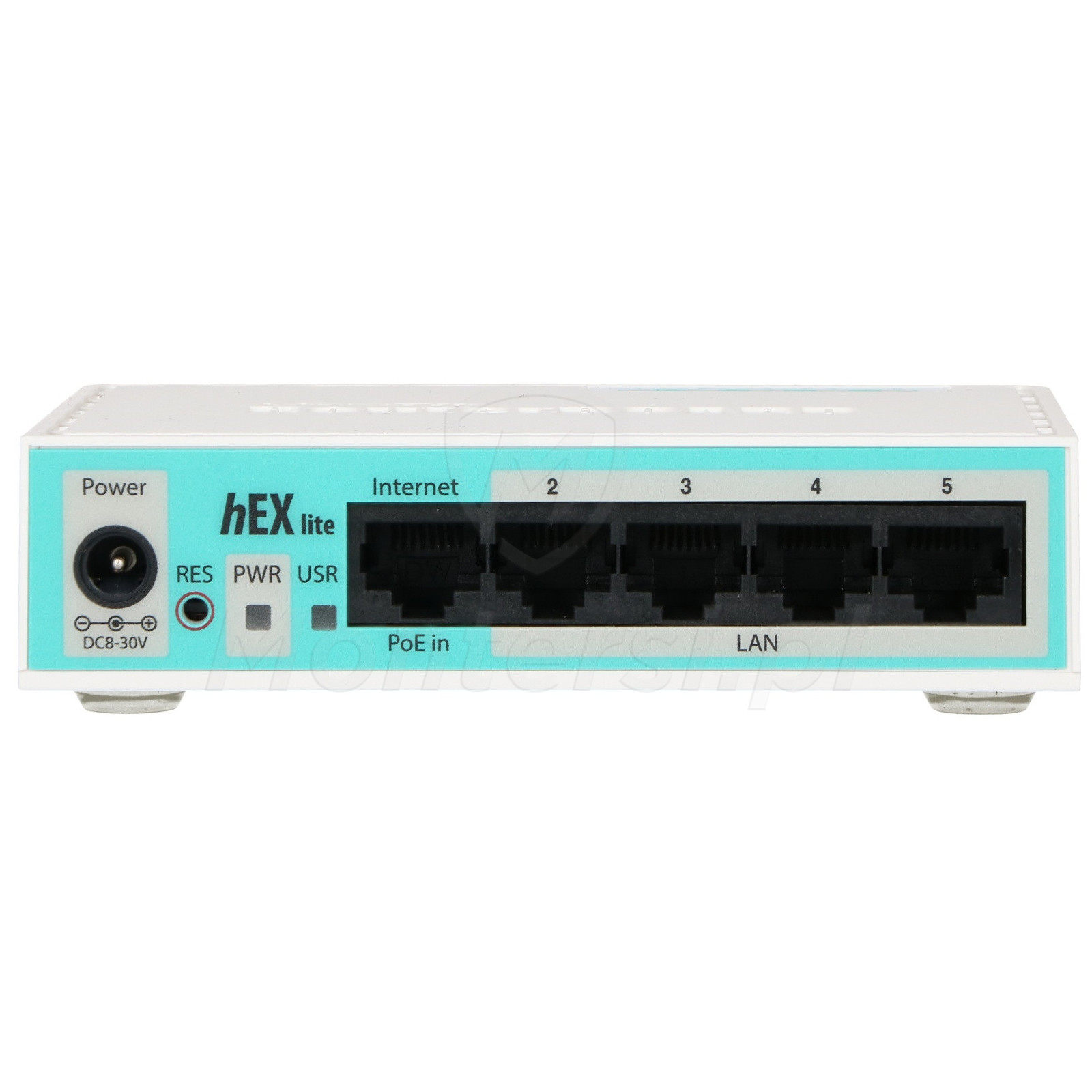 HEX LITE (RB750R2) - Router MikroTik 1xWAN, 4xLAN, PoE in