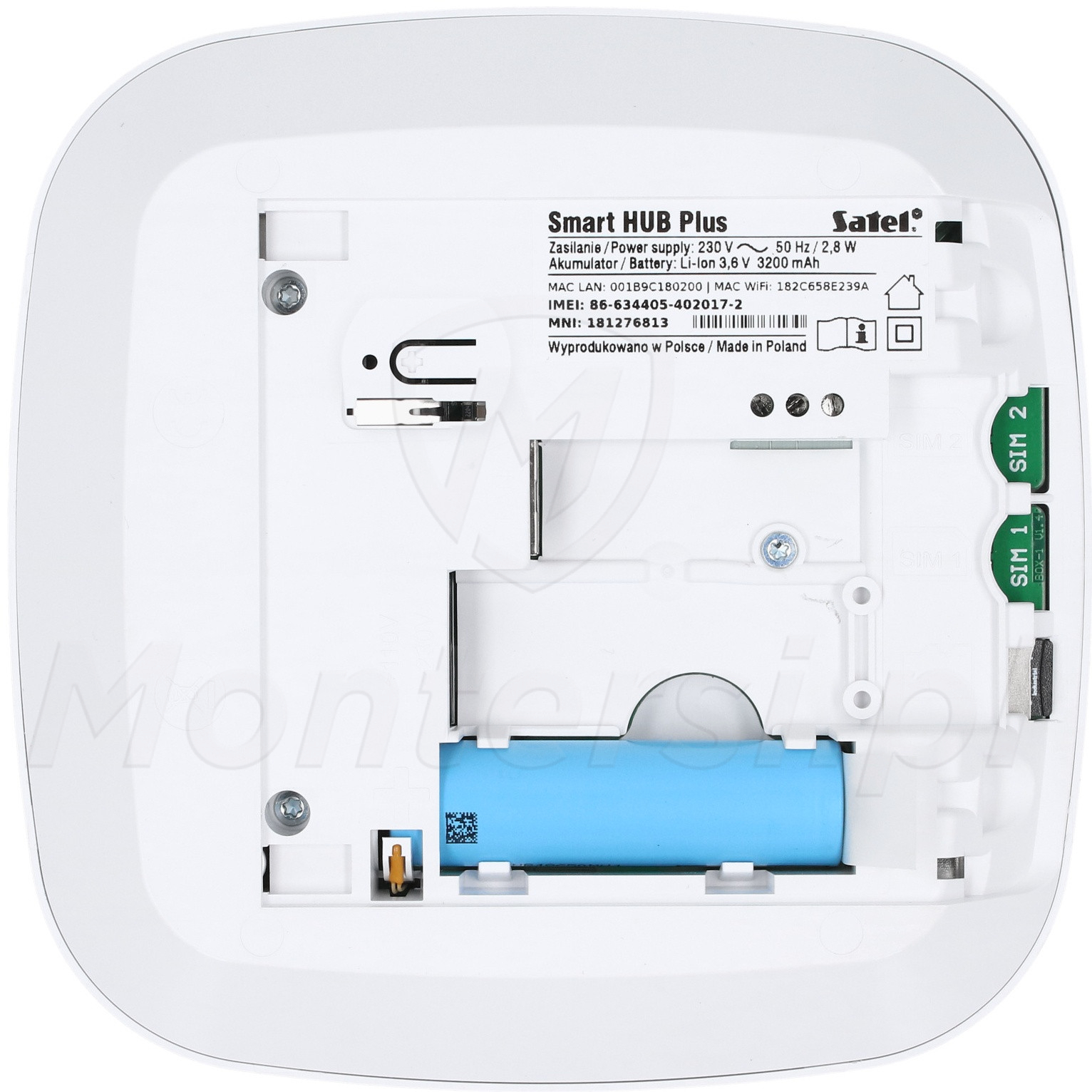 Smart HUB Plus - Kontroler systemu BE WAVE, 2G/4G, WiFi, Ethernet
