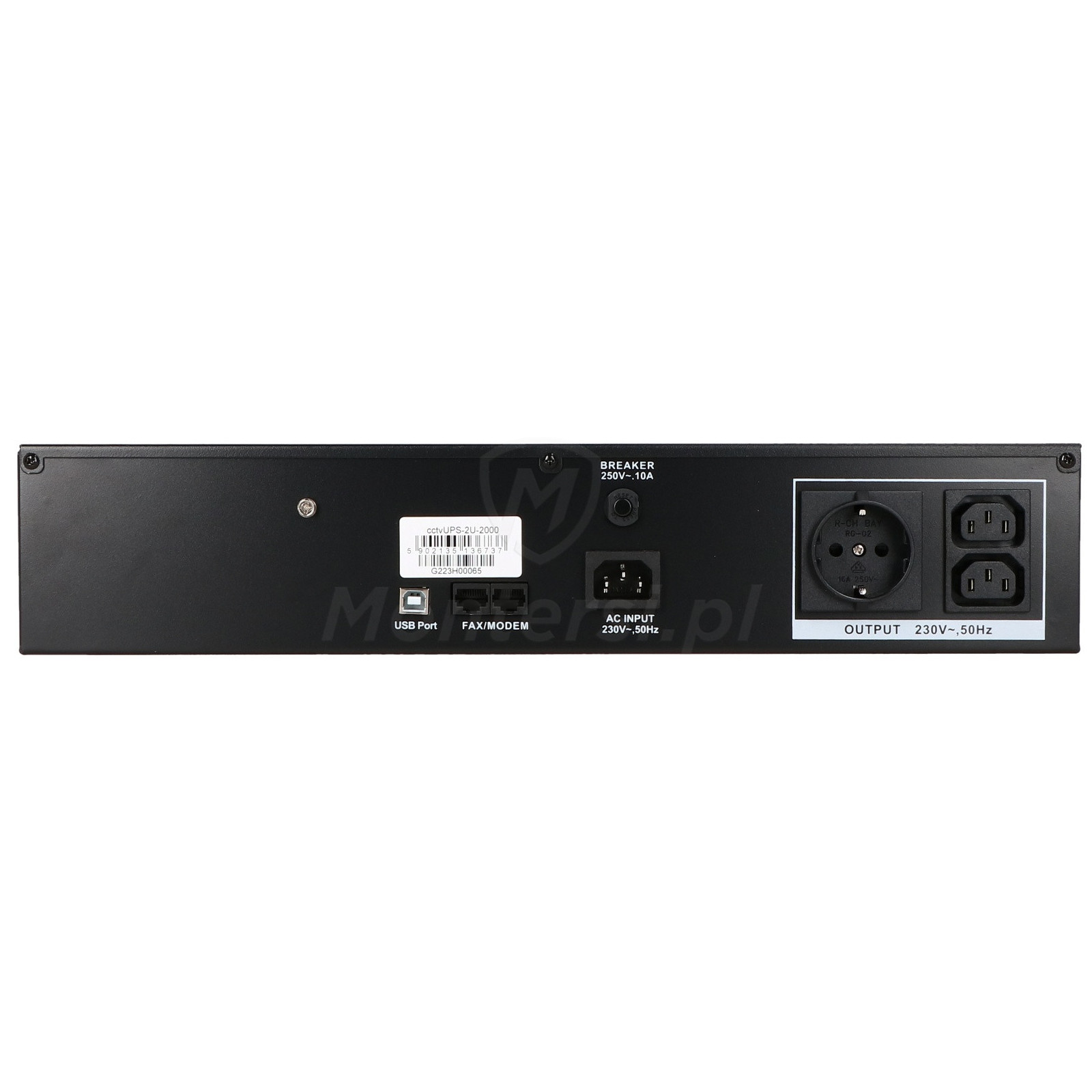 UPS RACK 2U 2000VA/1200W - Zasilacz UPS RACK - Montersi.pl