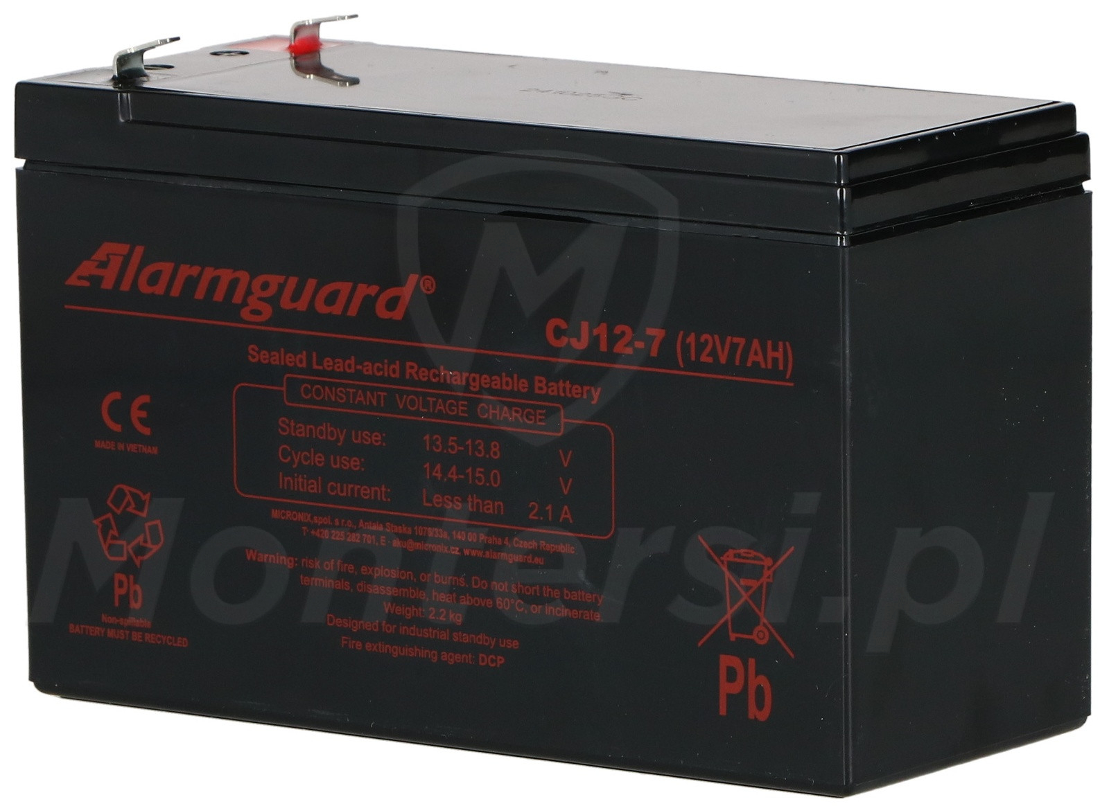 CJ12-7 - Akumulator 7Ah