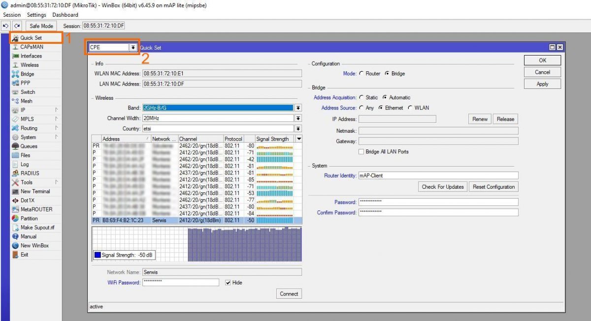 Jak skonfigurować Mikrotik mAP Lite jako klienta sieci WiFi? - Wsparcie ...
