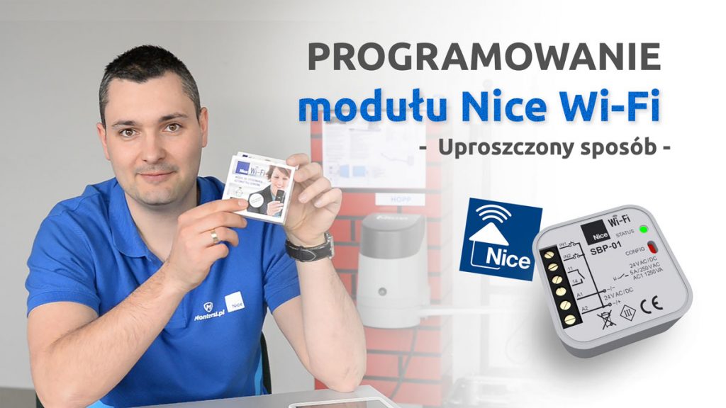 Szybki sposób na zaprogramowanie modułu NICE Wi-Fi